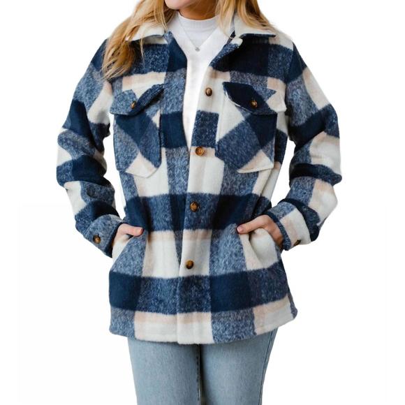 PANACHE APPAREL | Jackets & Coats | New Panache Apparel Rebecca Plaid ...